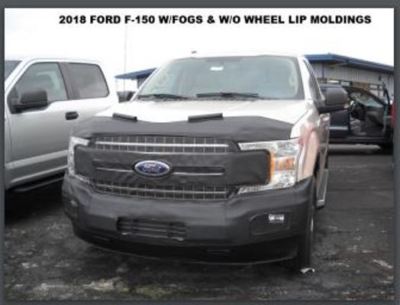 Lebra Front Mask Cover Bra Fits 2018-2020 Ford F150 w/Fogs & w/o wheel ...