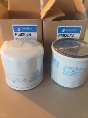 NEW Donaldson P502024 Oil Filter, lot of 2 *FREE SHIPPING* replaces ...