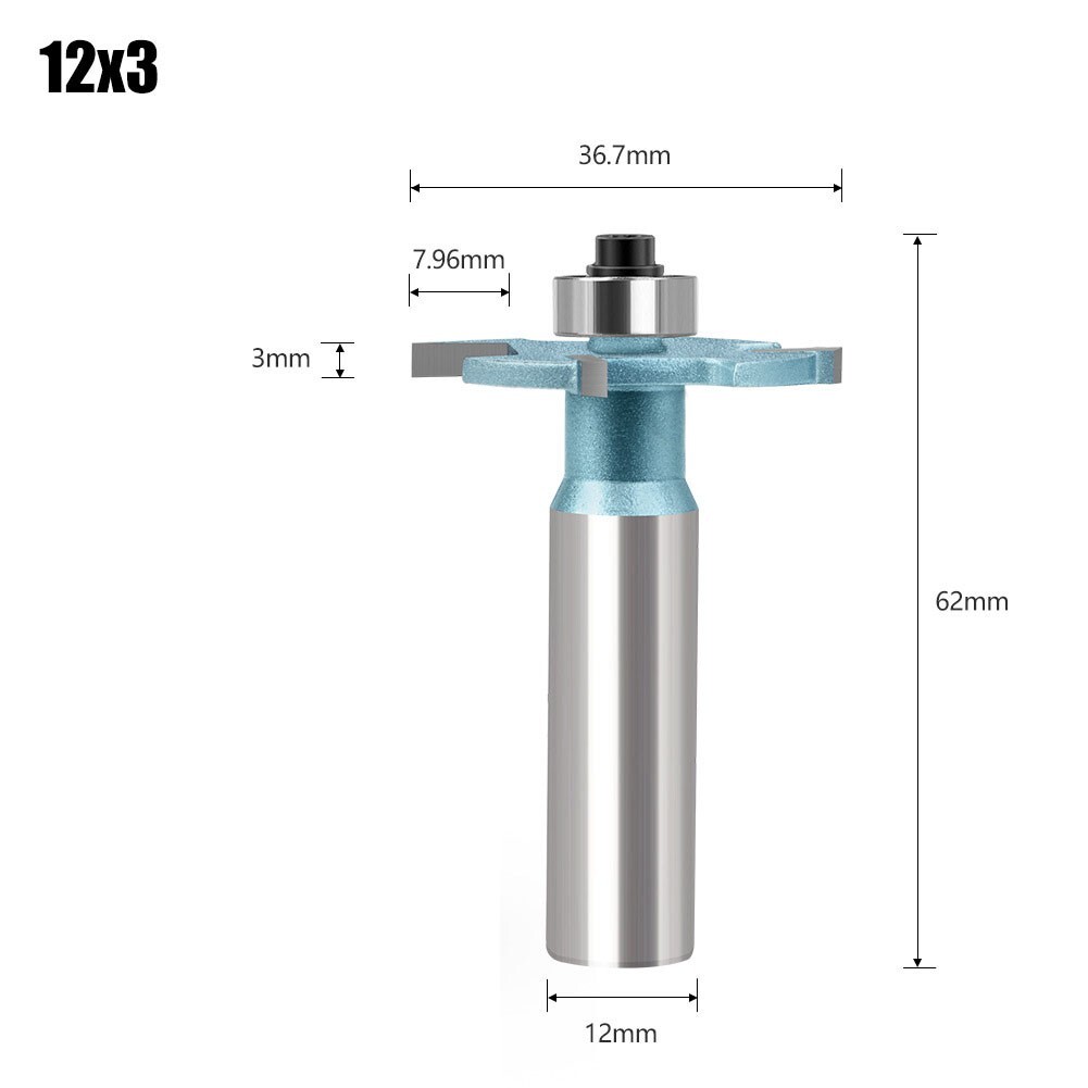 Versatile and Durable 12mm Shank Router Bit for All Your For ...