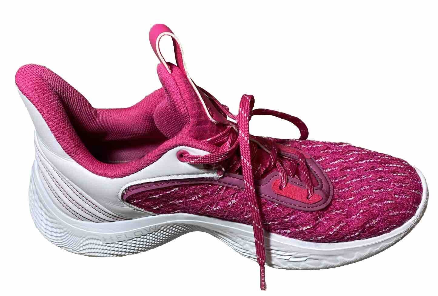 Under Armour Curry Flow 9 Basketball Shoes Pink White… - Gem