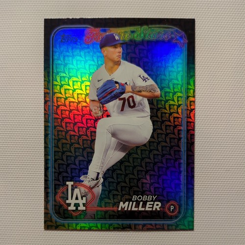 2024 Topps Series 1 Bobby Miller Dodgers Easter Holiday Foil Parallel ...