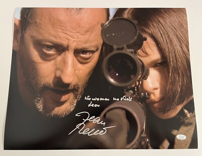 Jean Reno Signed 16x20 Leon the Professional Autograph Quote Photo JSA ...