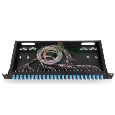 Fiber Optic Terminal Box 48 core LC with adapter pigtail 24 Ports Patch ...