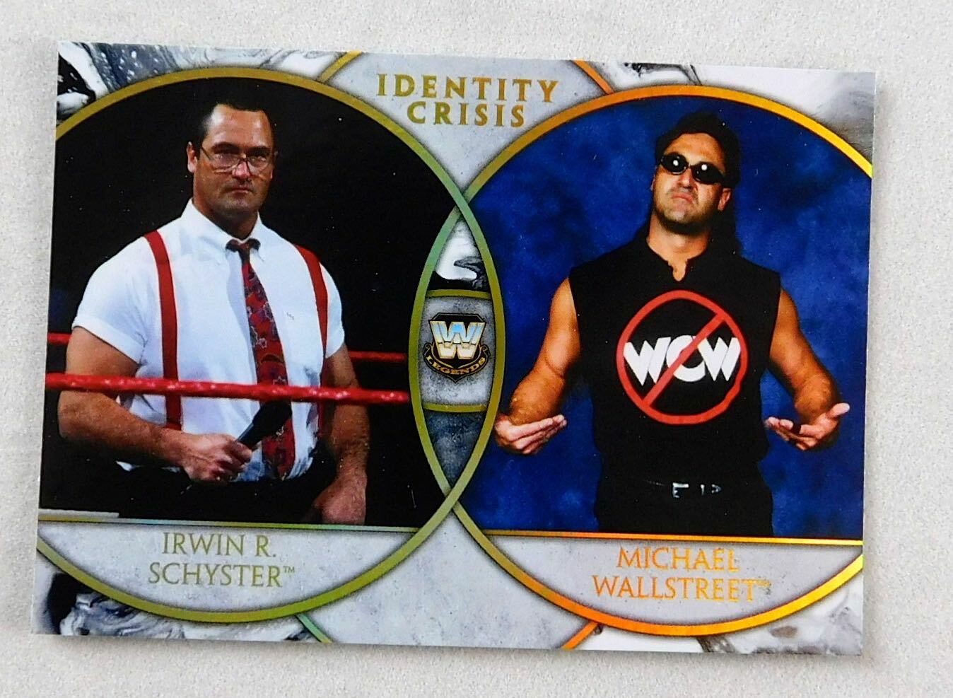 IRS Michael Wallstreet WWE Wrestling Trading Card Topps Identity Crisis ...