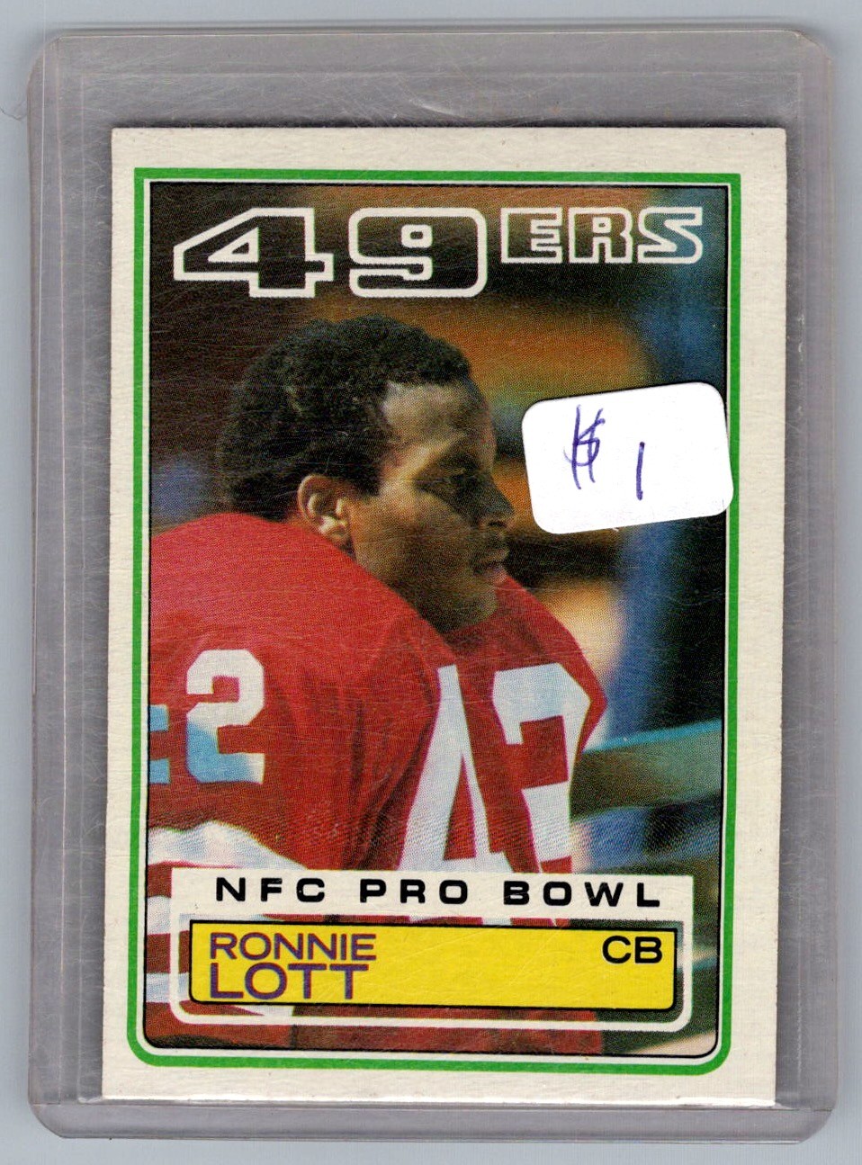 1983 Topps #168 Ronnie Lott | eBay