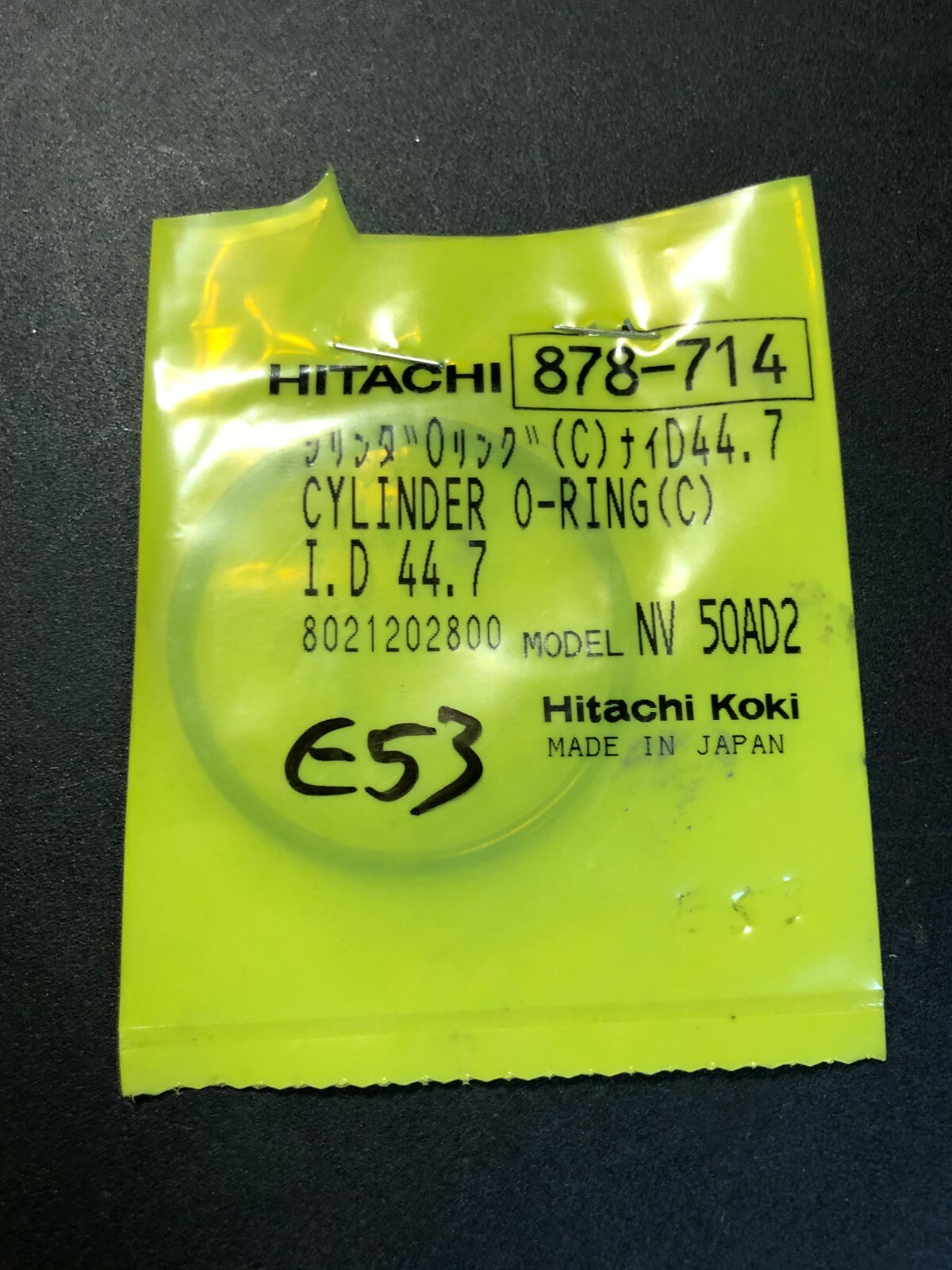 Hitachi O-Rings including 878714, 880311, 875638, 884958, 790325 ...