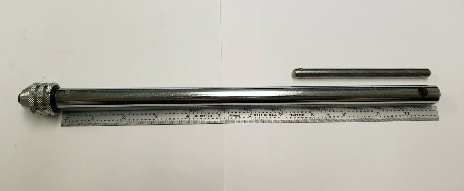 1/4"-1/2 x 13" Extra Long Ratchet Tap Wrench w/ Tempered Jaws 555-15032 ...