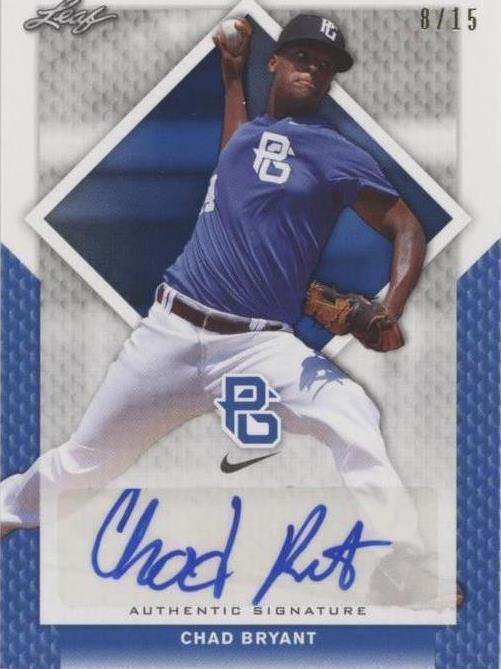 2016 Leaf Perfect Game National Showcase - Chad Bryant #BA-049 Blue /15 ...