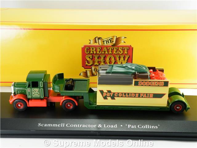 SCAMMELL CONTRACTOR MODEL LORRY 1:76 PAT COLLINS GREATEST SHOW FAIR ...