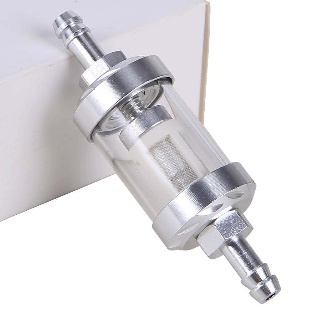 Universal Reusable Washable 5/16" 8mm Inline Metal Gas Fuel Filter ...