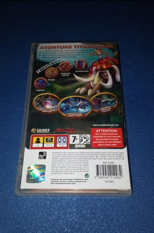 Crash bandicoot of the Titans psp Playstation portable | eBay.de