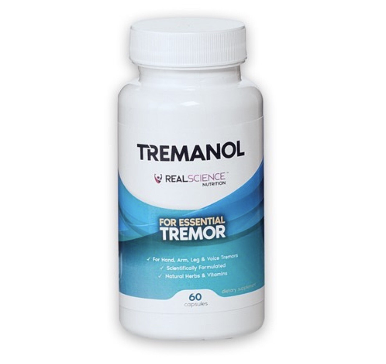 60 TREMANOL Natural Aid ESSENTIAL TREMOR RELIEF Hand Arm Leg Voice ...