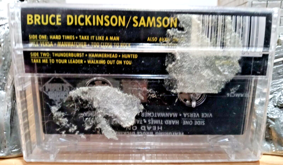 Samson / Bruce Dickinson - Head On + Shock Tactics (2 Cassette Lot) New ...