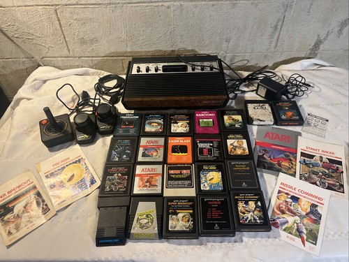 Sears Atari 2600 Tele-Games 6 Switch Console Huge Bundle 22 Games ...