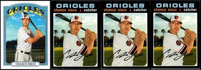 Topps Heritage Chance Sisco (4) Card Lot - MUST-HAVE ITEM – ONLY TODAY ...