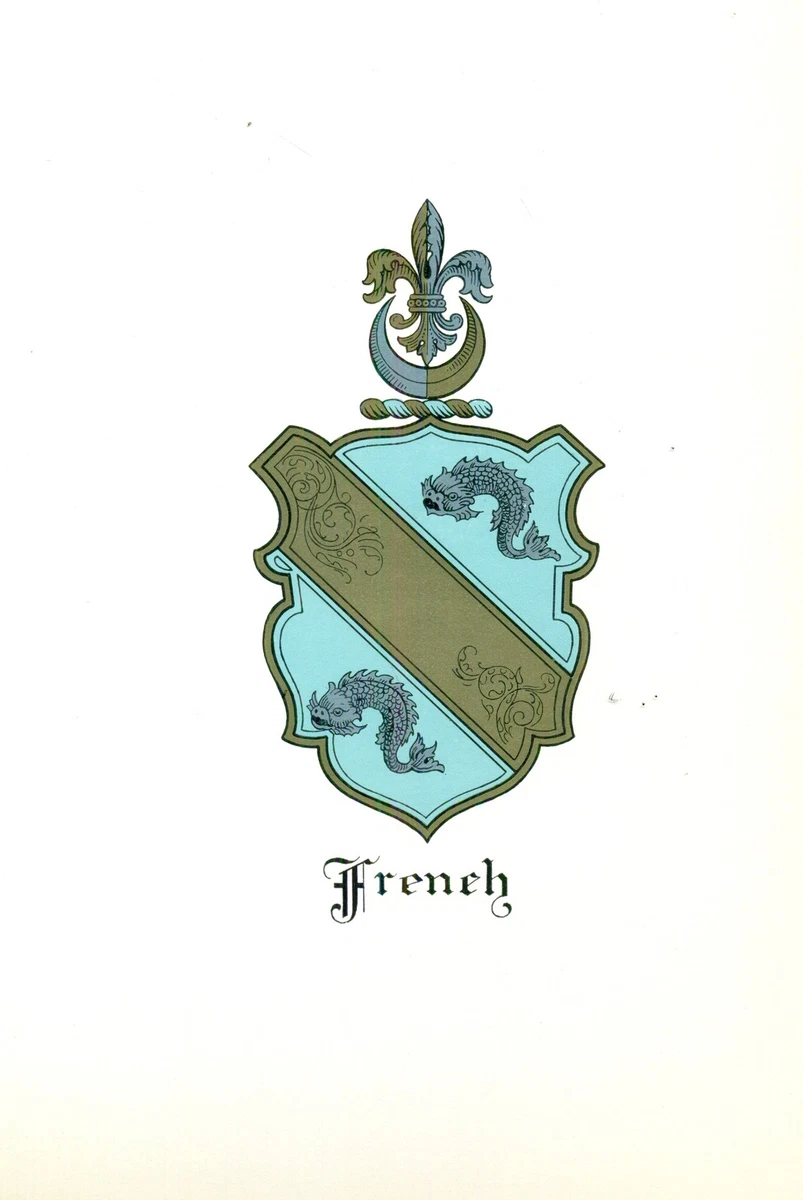 French Family Coat Of Arms