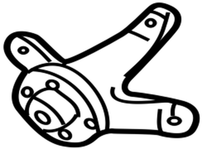 210464W000 Nissan Bracket-fan pulley 210464W000, New Genuine OEM Part ...
