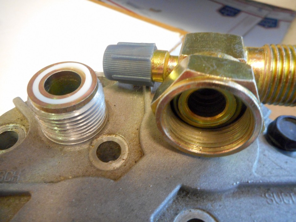 FORD/YORK 209/210 A/C ROTOLOCK FITTINGS W/134A SERV.PORTS,ORINGS ...