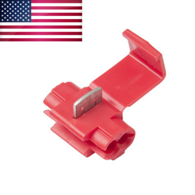 20 Pack 22-18 Gauge Red Quick Splice Tap Wire Connectors | eBay
