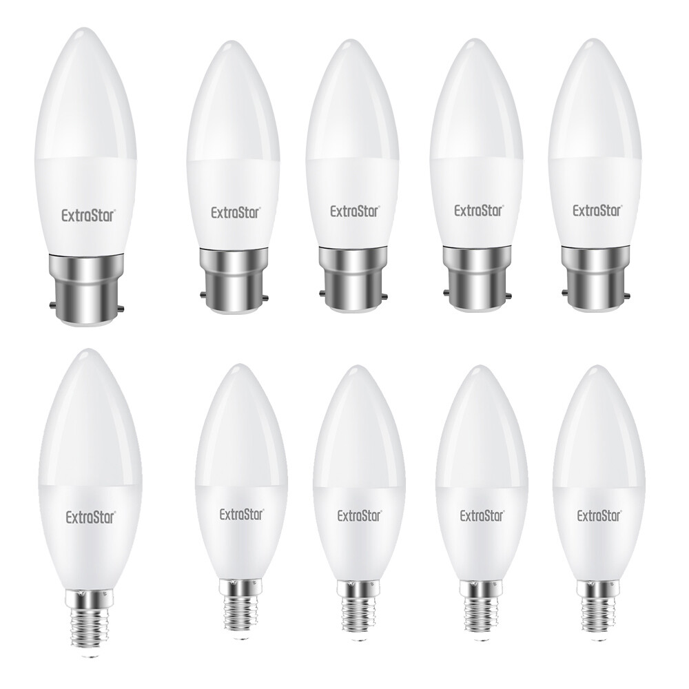 E14 Small Screw In Bayonet LED Candle Light Bulbs Energy Saving ...