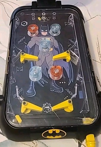 VINTAGE LEXIBOOK BATMAN ELECTRONIC PINBALL GAME WITH LIGHTS AND SOUNDS ...