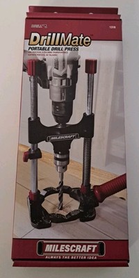 Milescraft 1318 DrillMate Portable Drill Guide Drill Guide Attachment ...