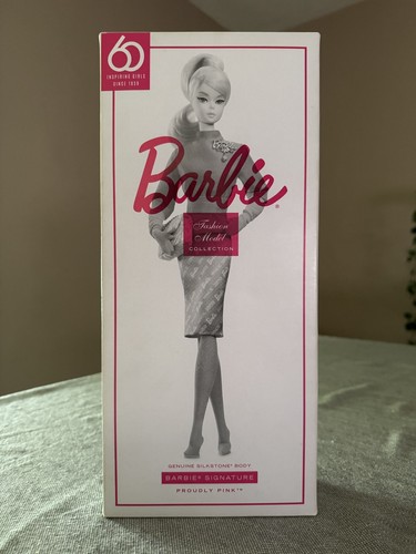 Barbie Signature Silkstone Fashion Model Doll - Proudly Pink™ 60th ...