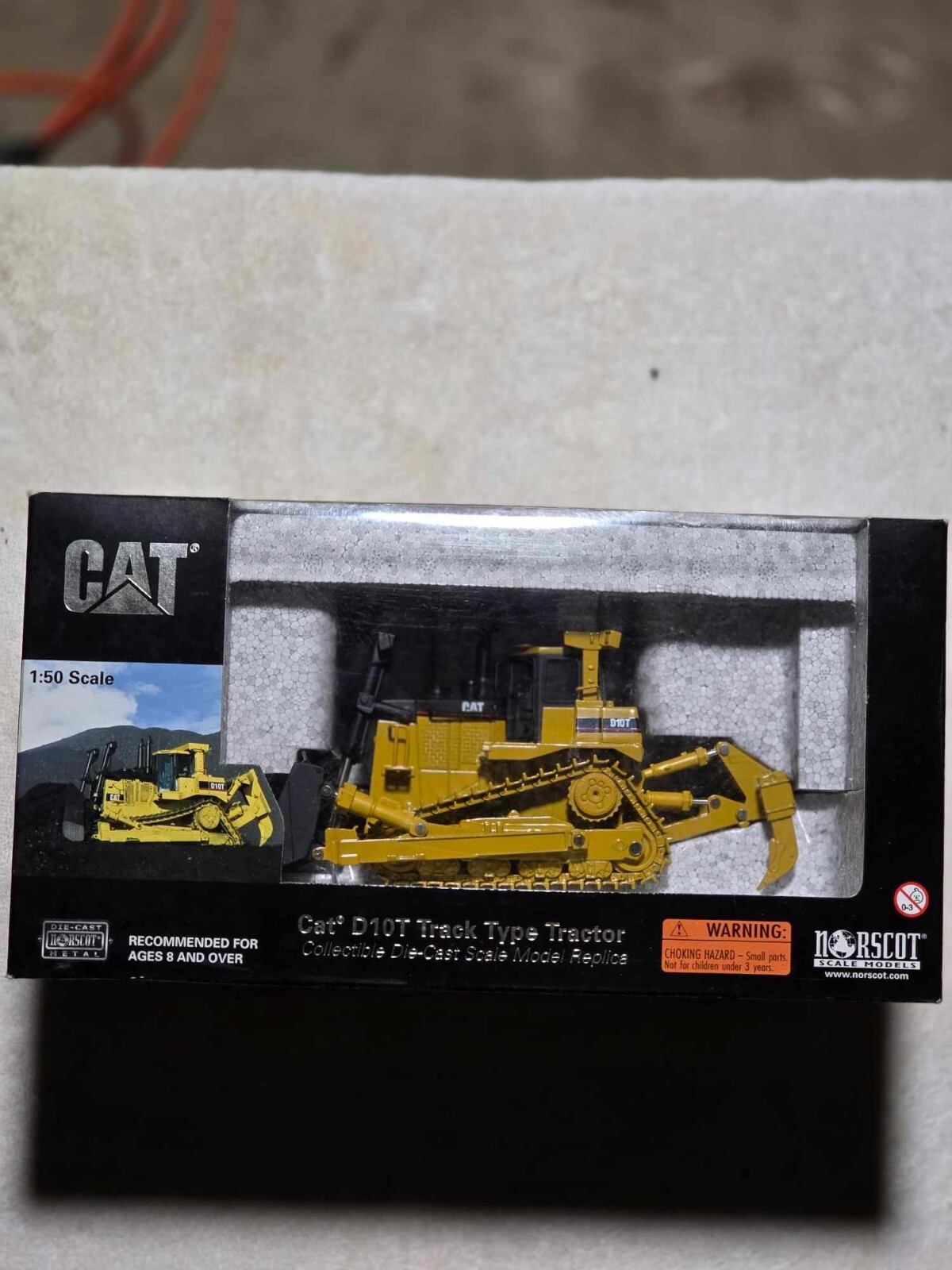 Norscot 1:50 Cat D10T Dozer Track Type Tractor W/Ripper & Metal Tracks ...