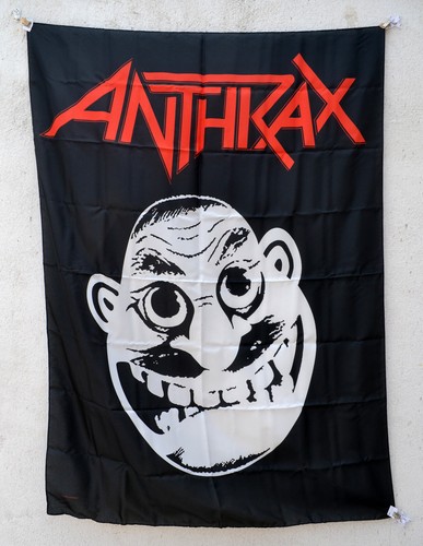 Anthrax Poster Flag Not Man Licensed Made In ITALY Tapestry NOS | eBay