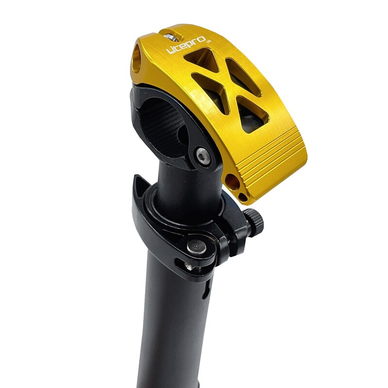2X( Folding Bike Post Alloy Ultralight Release Rod Bicycle Head ...