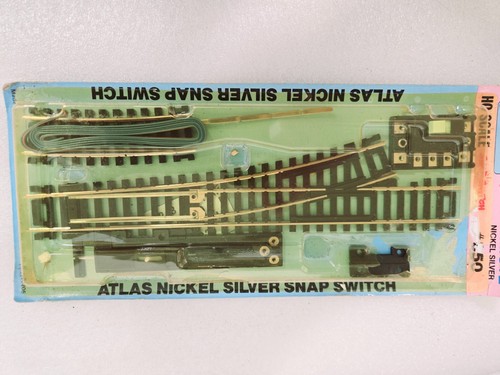 ATLAS HO-Scale 860 Code 100 Snap Track Manual Turnout Left Hand Switch ...