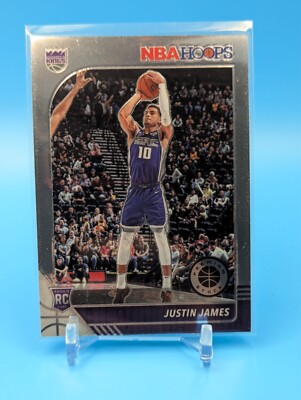 Justin James 2019-20 Panini Hoops Premium Stock RC #244 | eBay