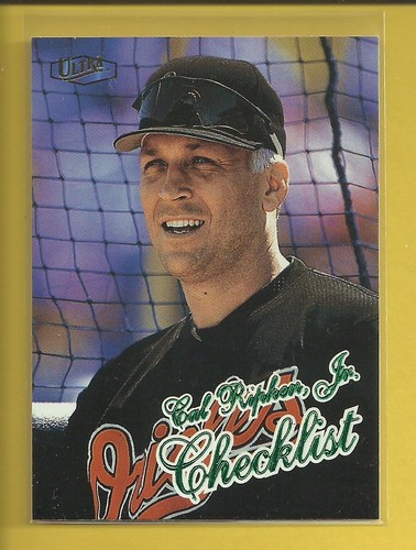 Cal Ripken Jr 1998 Fleer Ultra Checklist Card # 474 Baltimore Orioles ...