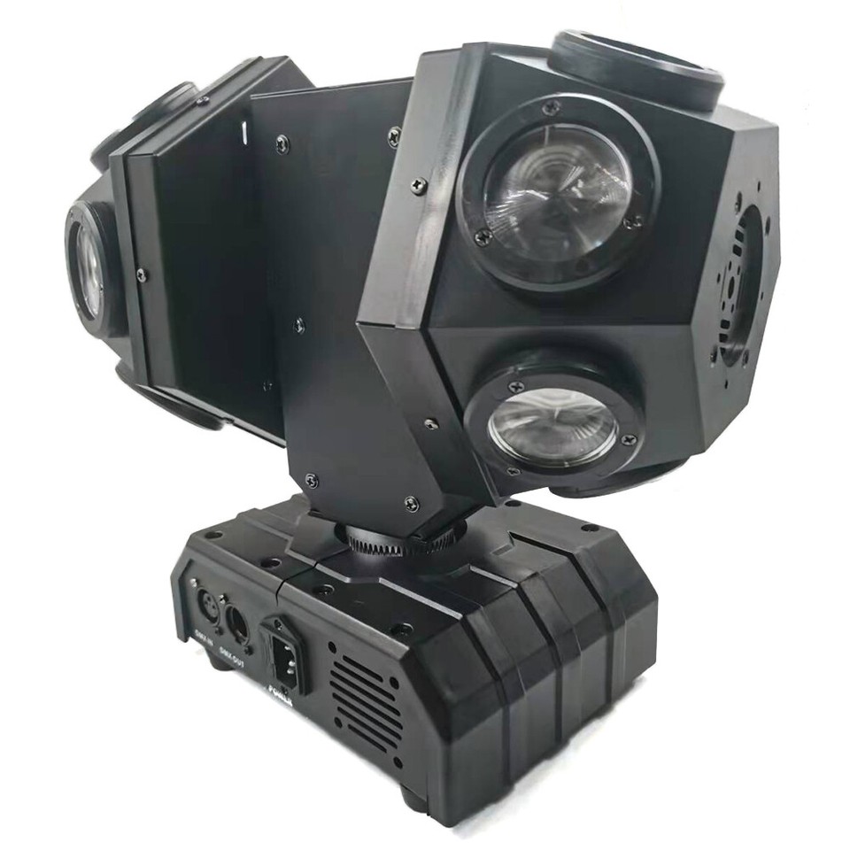 Moving Head Stage Lighting RGB 12 LED DJ Beam Disco Bar Club Party ...