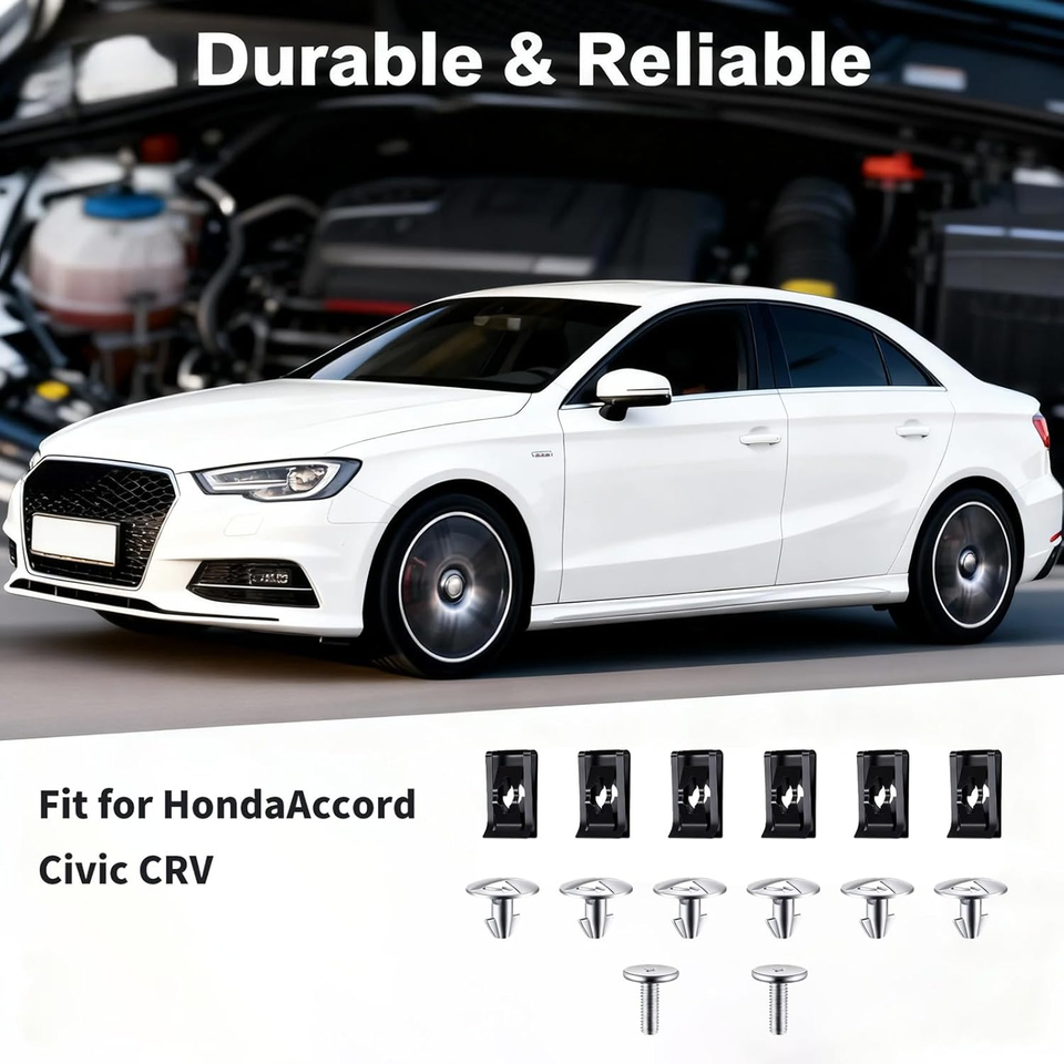 28PCS Lower Engine Cover Pin Screws & Splash Shield Clips, Skid Plate ...
