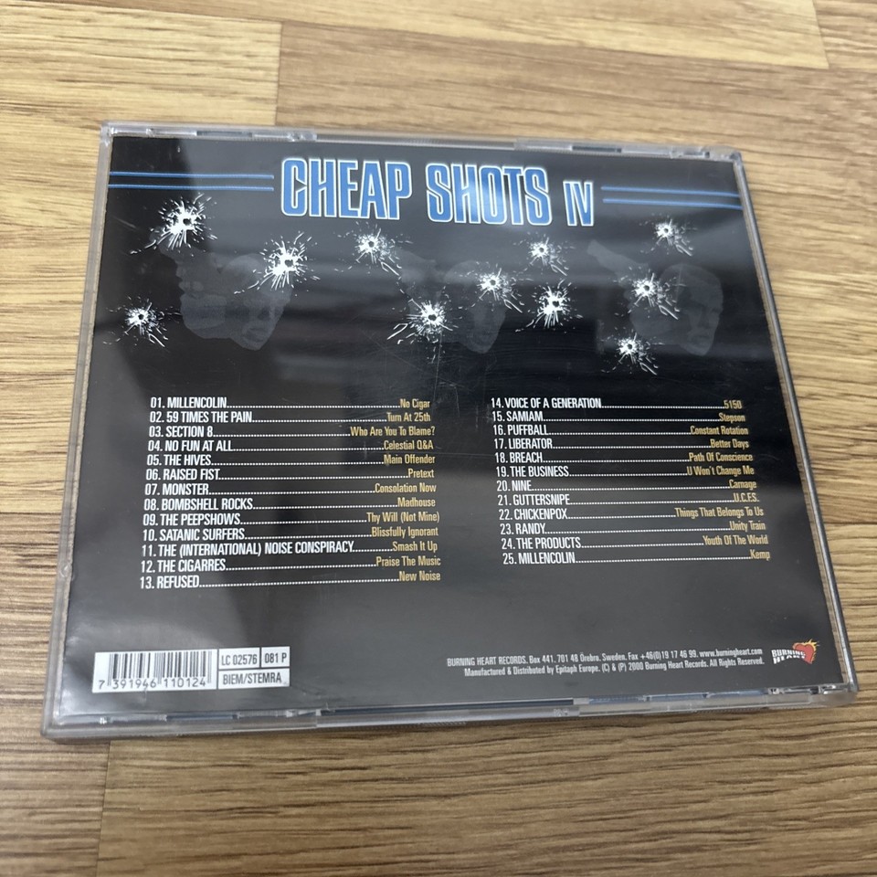 Various Rock- Cheap Shots IV - CD Album Burning Hearts BHR 101 ...