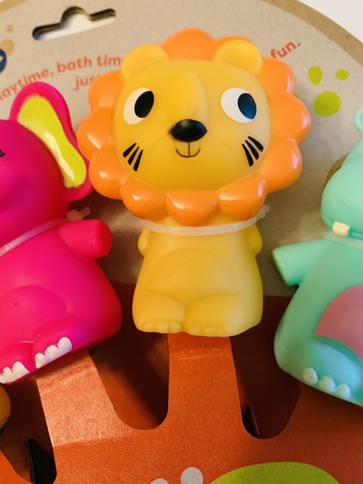 B. Toys Pinky Pals 4 Finger Puppets Bathtime & Playtime Fun | eBay