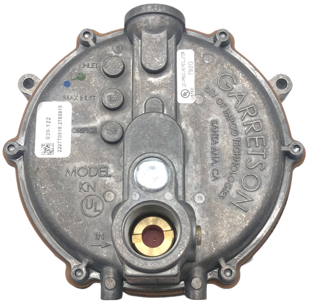 Garretson Impco Model KN Low Pressure Regulator 039-122 LPG Generator ...