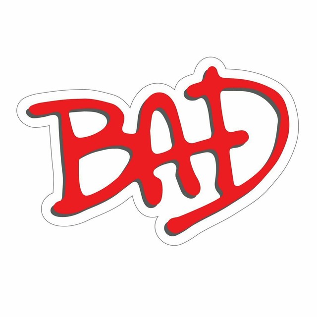 Michael Jackson's Bad Sticker | eBay