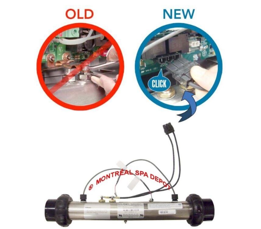 Balboa OEM spa HEATER 5.5kW with M-7 sensors PN 58083 G7512 15"x 2 ...