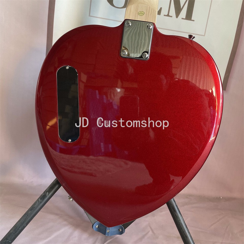 Daisy Red Hot Red Heartbreaker Bass Electric Guitar Rosewood Fretboard ...