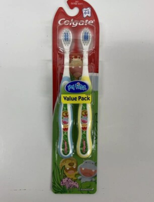 Colgate My First Baby & Toddler Toothbrush Extra Soft Ages 0-2 Value ...