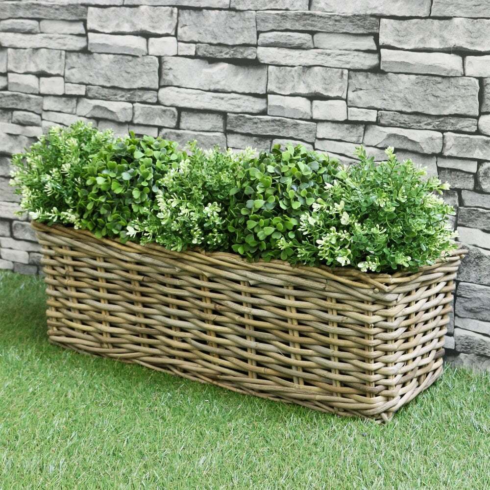 Garden Treasures Wicker Window Box