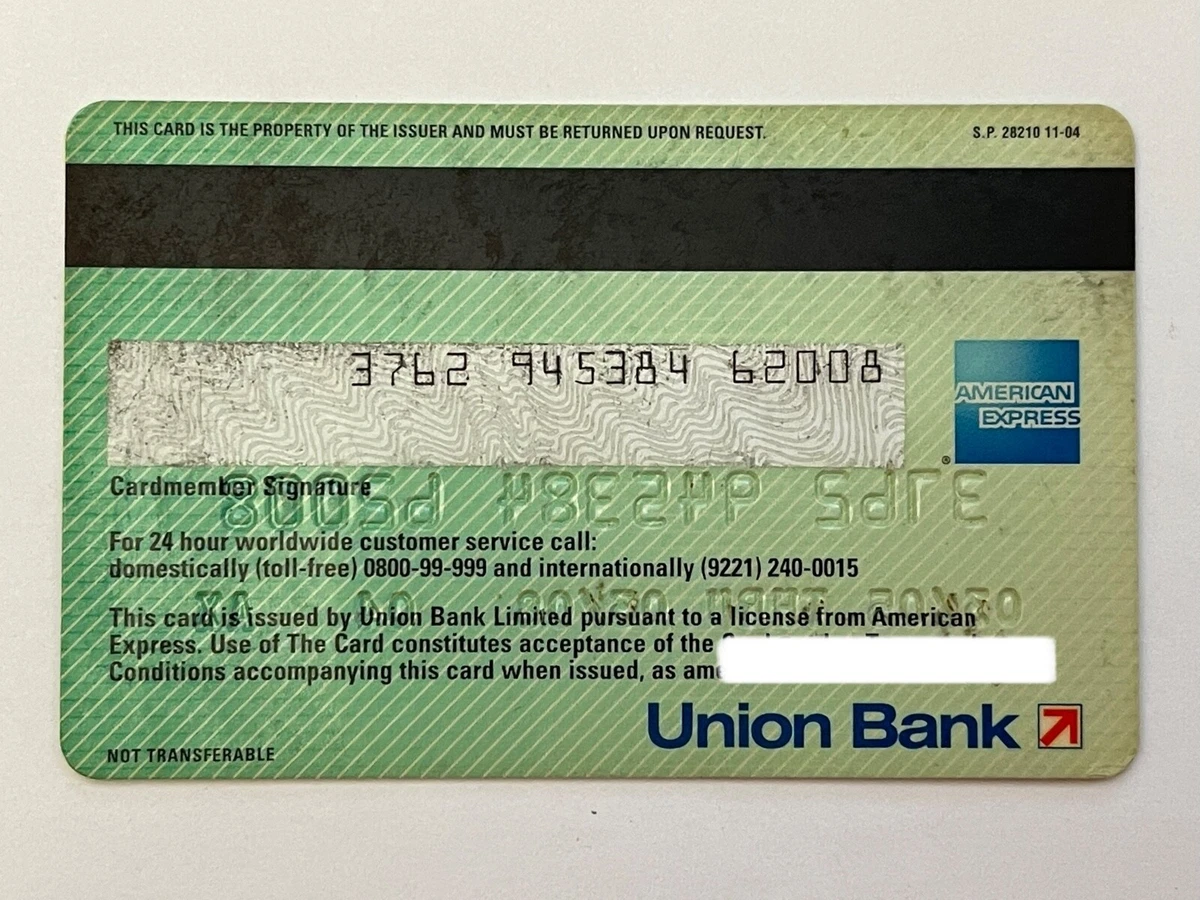 Issuing Bank American Express Information