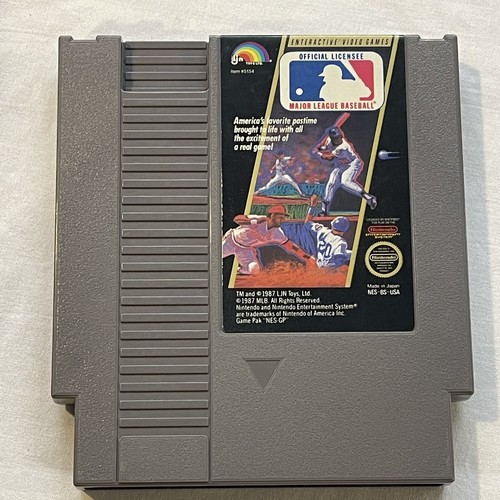 Major League Baseball (Nintendo NES, 1988) Authentic (Cartridge Only ...