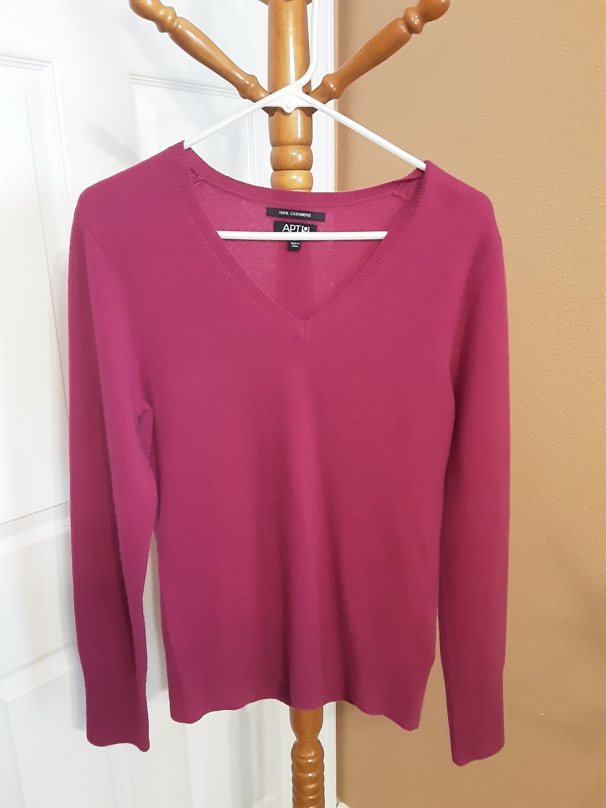 APT. 9 Cashmere Women's Sweater~100 % Cashmere~ Size M~Beautiful Maroon ...