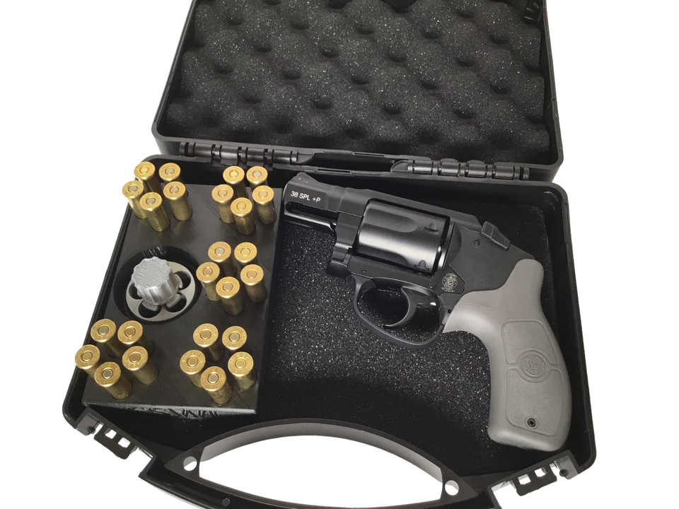SSWI 357 38 Special 5 Shot Revolver Speed Loader, Loading Tray Carrying ...