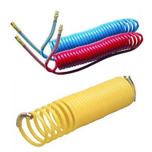 Polyurethane Recoil Hoses 10x6.5mm tube 1/4" BSPT Swivel Male Ends ...