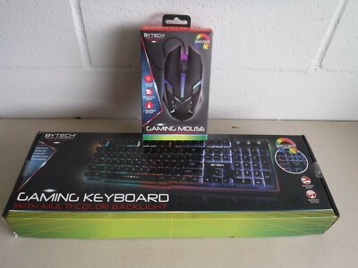 BYTECH Multi-Color LED Gaming Keyboard and Mouse | eBay