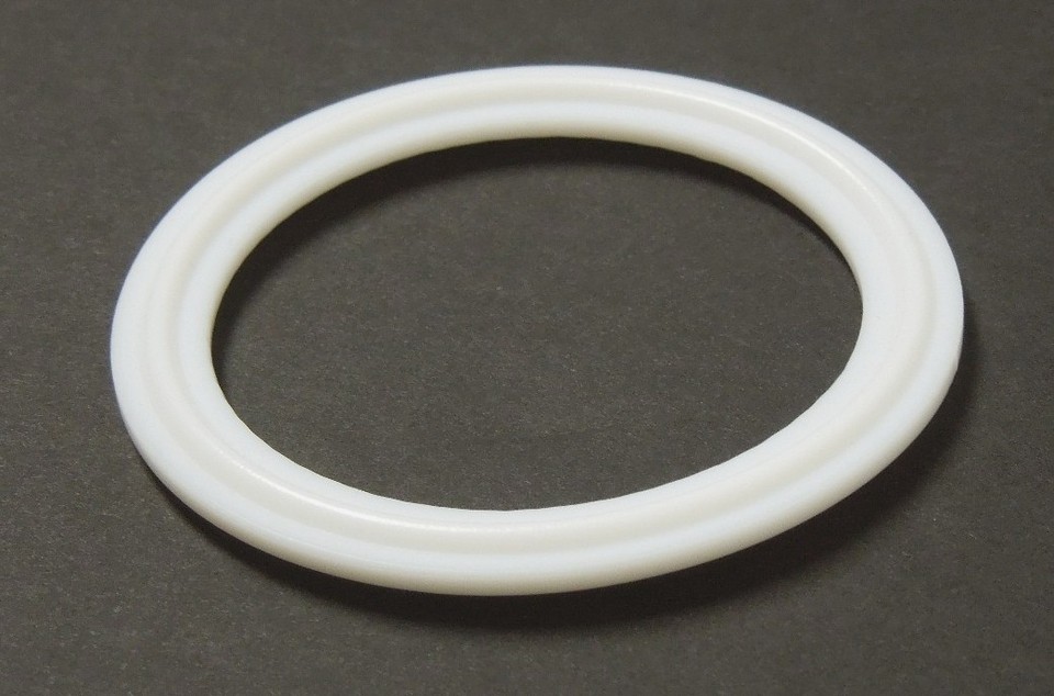 2" PTFE Sanitary Clamp Gasket 450°F Dairy Brewing Tri Clover ...